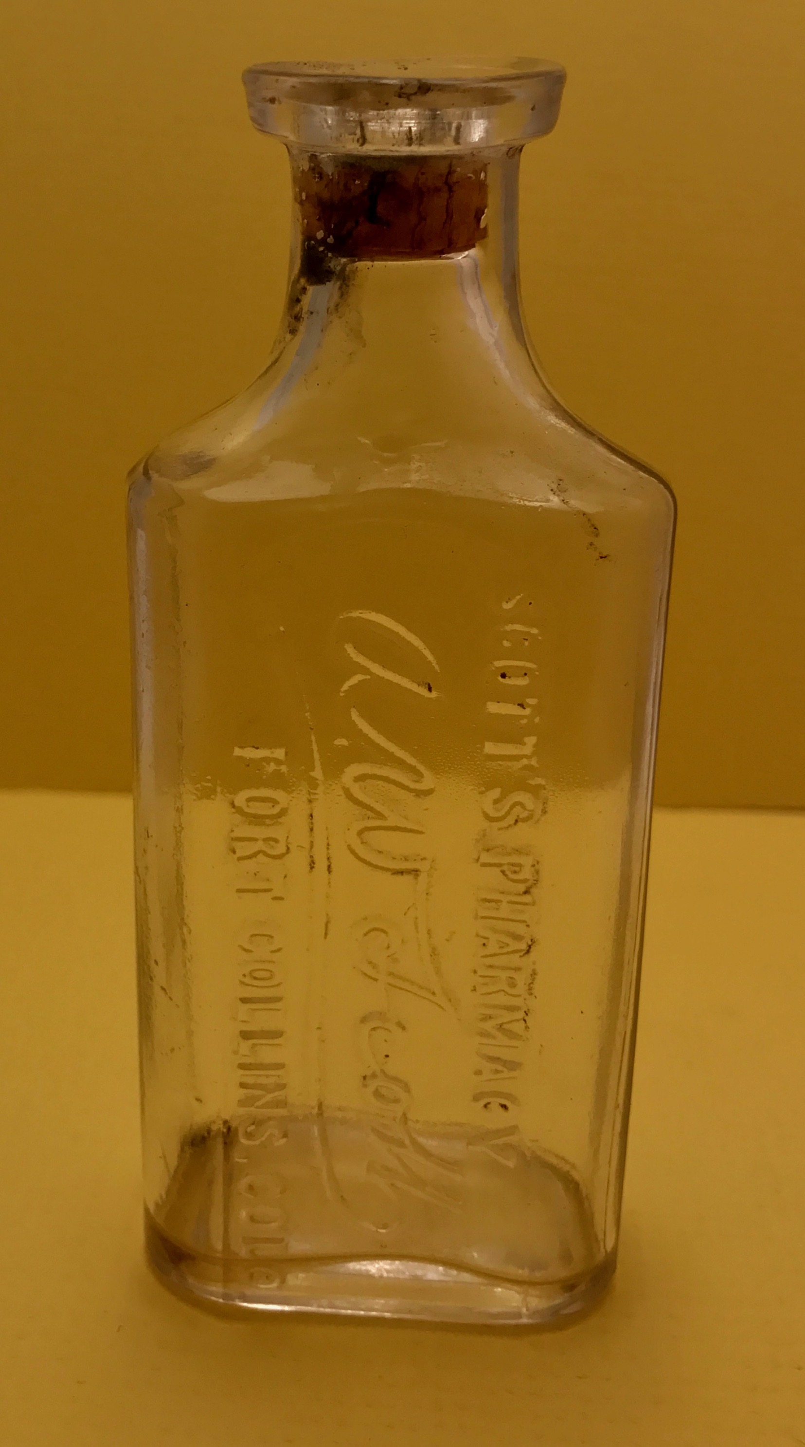 Scott’s Pharmacy “A.W. Scott” Medicine Bottle Fort Collins Colorado ca ...