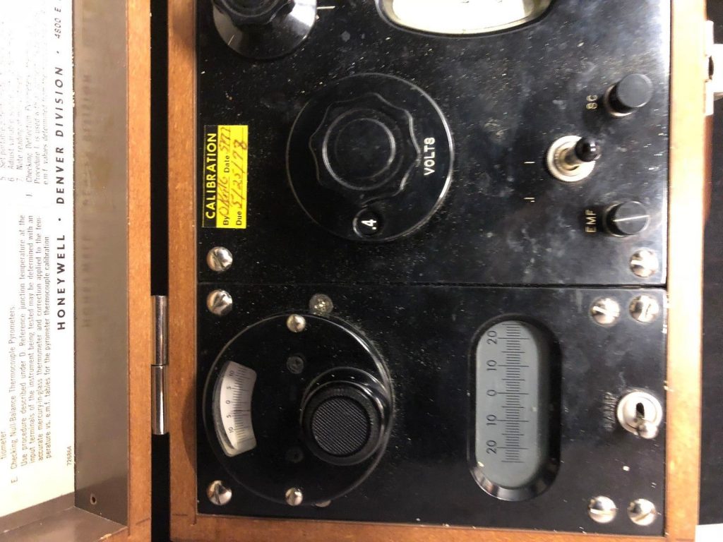 Honeywell Portable Potentiometer Model 2730 Vintage Rubicon Scientific ...